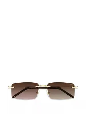 Montblanc Rectangle Sunglasses - Brown