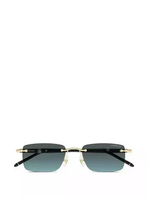 Montblanc Square Frame Sunglasses - Gold
