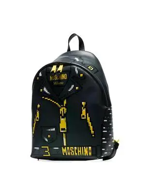 Moschino Pixelated Jacket Print Backpack