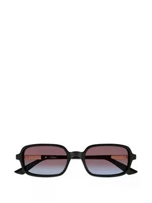 Chloé Rectangle-frame Sunglasses - Black