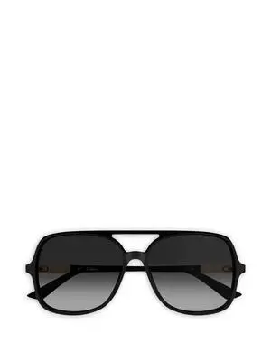 Chloé Pilot-frame Sunglasses - Black