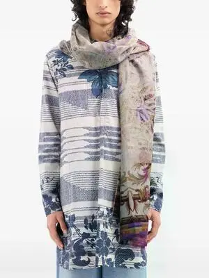 PIERRE-LOUIS MASCIA Hawnbci Printed Scarf