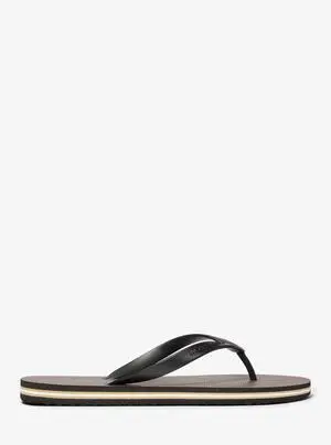Michael Kors Travis Logo Flip-flop - Brown