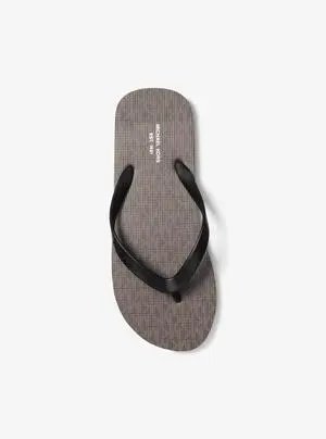Michael Kors Travis Logo Flip-flop - Brown