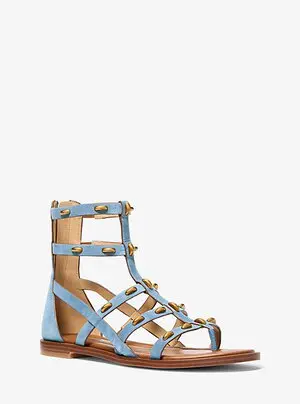 Michael Kors Noa Studded Gladiator Sandal - Blue