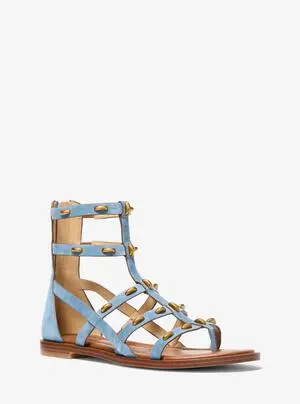 Michael Kors Noa Studded Gladiator Sandal - Blue