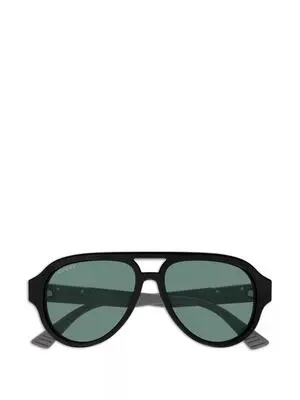 Gucci Pilot Frame Sunglasses - Black