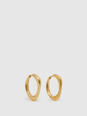 REISS Sofia Smooth Curve Hoop Earrings