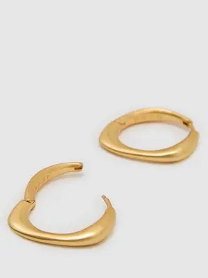 REISS Sofia Smooth Curve Hoop Earrings