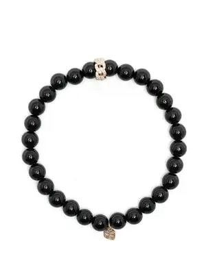 SYDNEY EVAN Diamond And Onyx Bracelet - Black