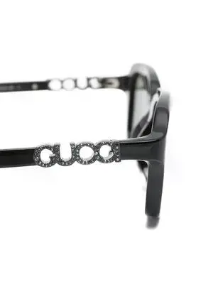 Gucci Logo Rectangle Sunglasses