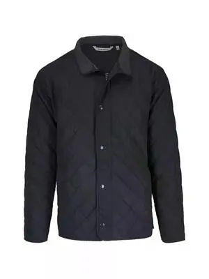 Peter Millar Quilted Button Jacket - Black