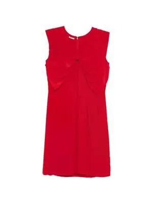 Miu Miu Bow Detailing Dress