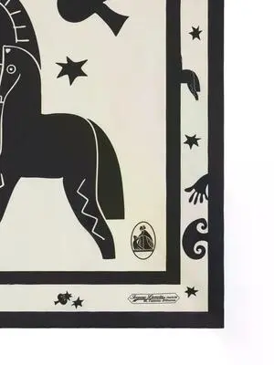 LANVIN Graphic-print Silk Scarf