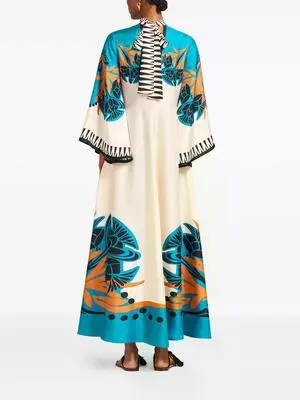 La DoubleJ Floral Maxi Dress