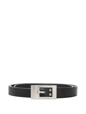 Rick Owens Square Buckle Belt - Black