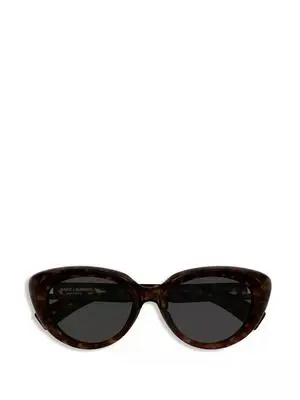 Saint Laurent Sl 859 Cat-eye Sunglasses - Brown