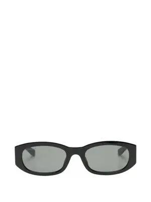 Gucci Logo-detail Sunglasses - Black