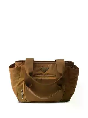 Prada Re-nylon Tote Bag - Brown