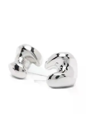 MARIA BLACK Saddle Small Earrings - Silver