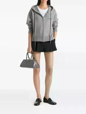 Givenchy Hooded Zip Knitwear