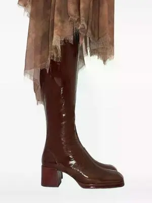 MIISTA Round-toe Zip-fastening Boots