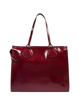 LANCEL L Zip Tote Bag - Red
