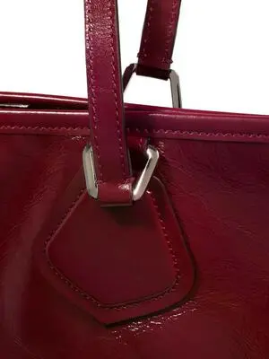 LANCEL L Zip Tote Bag - Red
