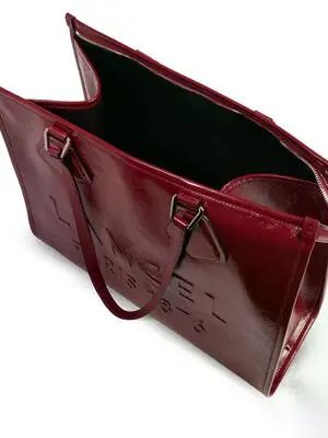 LANCEL L Zip Tote Bag - Red