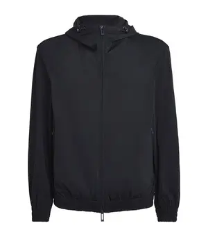 Emporio Armani Technical Jersey Hooded Jacket