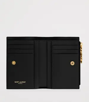 Saint Laurent Quilted Bifold Wallet - Black