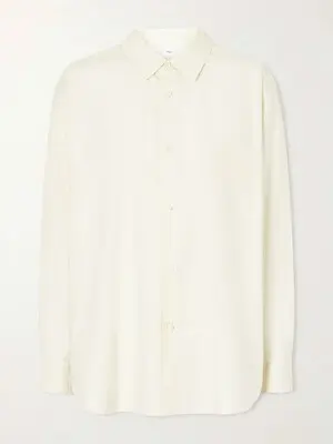 SSSTEIN Suvin Oversized Cotton-poplin Shirt - Yellow