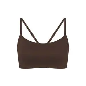 SKIMS Nike Matte Contour Cami Bra - Dark Sepia