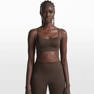 SKIMS Nike Matte Contour Cami Bra - Dark Sepia