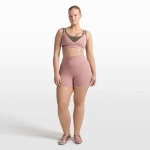 SKIMS Wrap Front Bra | Deep Neutral | Small | Nike Matte - Himalayan