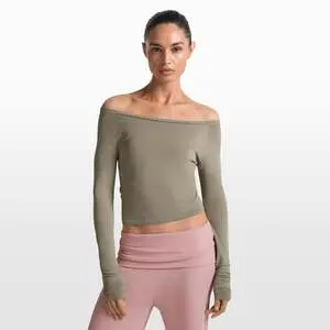 SKIMS Long Sleeve Boatneck Top