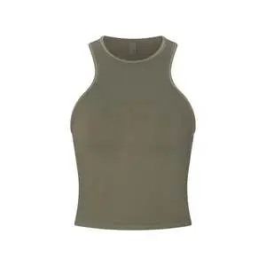 SKIMS Ribbed Seamless Racer Front Tank