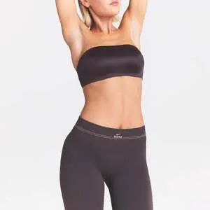 SKIMS 34" Straight Legging | Deep Neutral | | Nike Ribbed Seamless