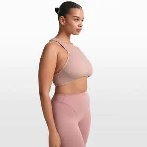 SKIMS Racer Front Bra Himalayan | Pink | | Nike Ribbed Seamless - Himalayan/ecru