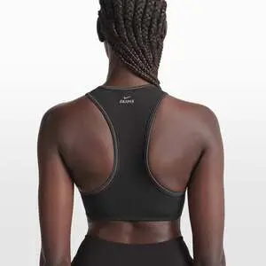 SKIMS Racer Front Bra Obsidian | Black | | Nike Ribbed Seamless - Obsidian/armor