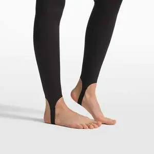 SKIMS Nike Matte V Line Stirrup Legging - Obsidian