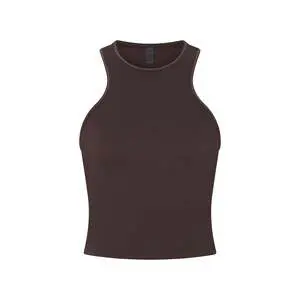 SKIMS Ribbed Seamless Racer Front Tank