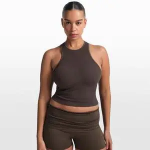 SKIMS Racer Front Tank Top - Phoenix/truffle
