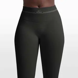 SKIMS Nike Ribbed Seamless 26 Inch Legging Obsidian - Obsidian/armor