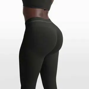 SKIMS 26" Legging Obsidian | Black | | Nike Ribbed Seamless