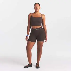 SKIMS Ribbed Seamless Biker Short - Phoenix