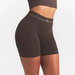 SKIMS Ribbed Seamless Biker Short