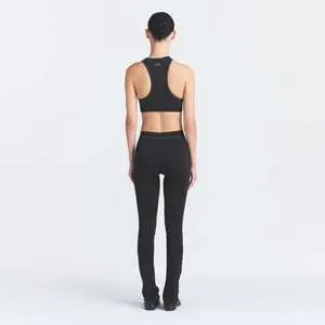 SKIMS 34" Straight Legging | Black | | Nike Ribbed Seamless