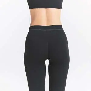 SKIMS 34" Straight Legging | Black | | Nike Ribbed Seamless