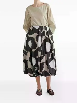 MEIMEIJ Printed Midi Skirt